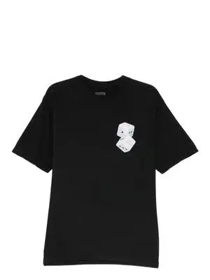 ANTI SOCIAL SOCIAL CLUB Dice-print Cotton T-shirt - Black
