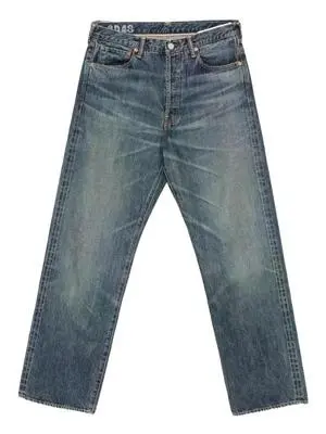 Visvim Social Sculpture 01 Wide-leg Jeans - Blue