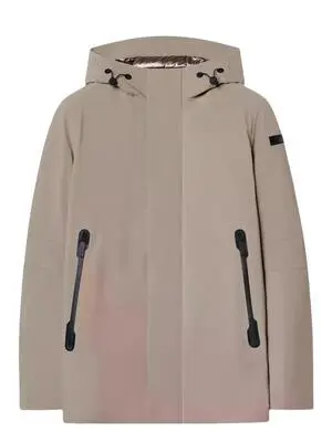 RRD Hooded Zip-fastening Coat - Neutrals