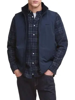 Barbour Reversible Fleece Gilet - Navy