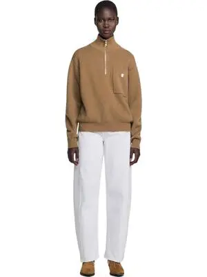 Sandro Wool And Cashmere Sweater - Camel