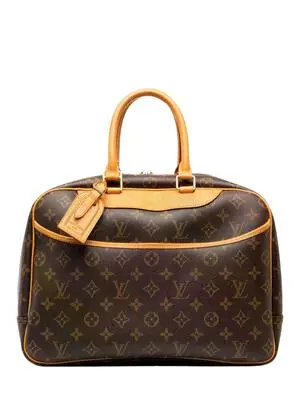 LOUIS VUITTON 1990-2010 Monogram Deauville Handbag - Brown