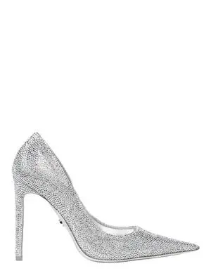 Gucci Donna Crystal Pump Metal - Silver