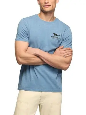 Lucky Brand Mustang Graphic Tee - Copen Blue