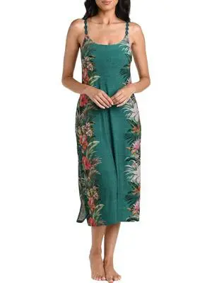 La Blanca Courtyard Palms Midi Dress - Jungle