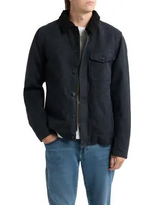 SCHOTT Cotton Canvas Deck Jacket - Black
