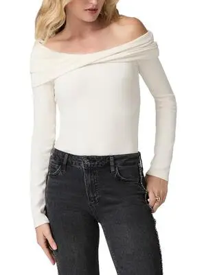 Paige Aaliyah Off The Shoulder Top - Ivory