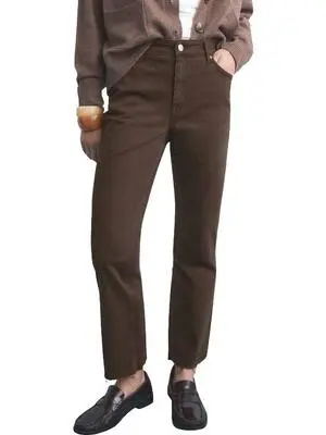 MANGO Sienna Crop Flare Jeans