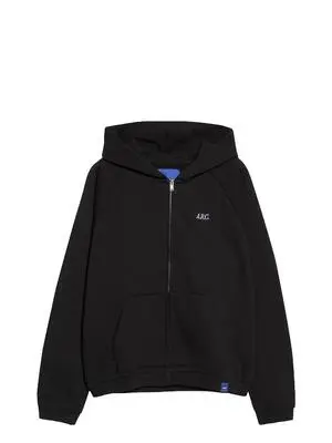 A.R.C. ACTIVE RECREATION COMFORT Standard Fleece Zip Hoodie - Black