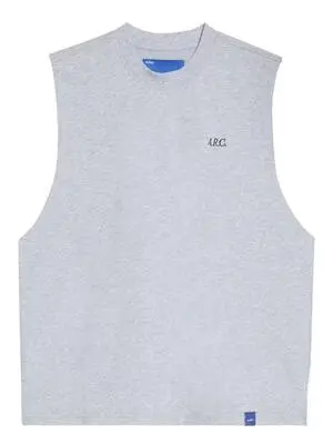 A.R.C. ACTIVE RECREATION COMFORT Standard Logo Cotton Muscle Tank - Heather Grey