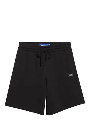 A.R.C. ACTIVE RECREATION COMFORT Standard Long Fleece Shorts - Black