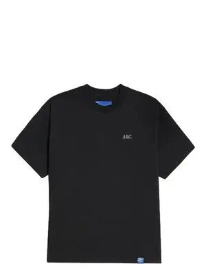 A.R.C. ACTIVE RECREATION COMFORT Standard Logo Cotton T-shirt - Black