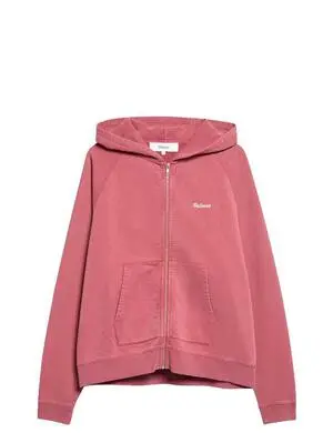 PALMES Logo Zip Hoodie - Red