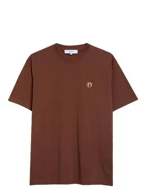 PALMES Ball Cotton T-shirt - Brown