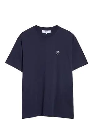 PALMES Ball Cotton T-shirt - Navy
