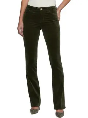 L'Agence Stevie High Waist Straight Leg Jeans - Army
