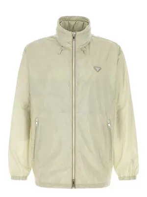 Prada Sand Re-nylon Windbreaker - Brown