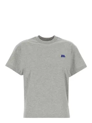JIL SANDER Jil Sander Women Grey Cotton T-Shirt Gray