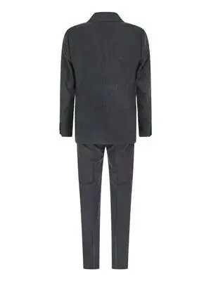 LARDINI Prince Of Wales Check Suit - Grey