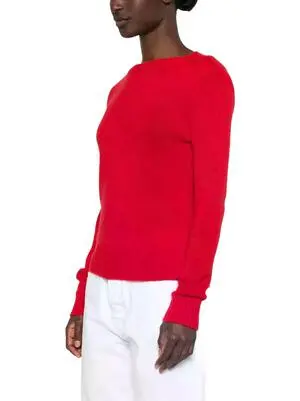 Eric Bompard Cashmere Crew-neck Sweater - Red