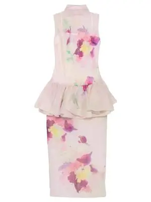 AJE Arlina Ruffled Floral-print Gown
