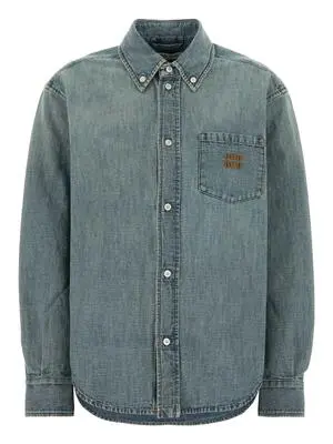 Miu Miu Light Chambray Shirt - Blue