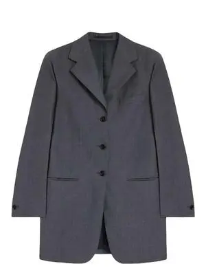 JIL SANDER Tailored Wool Jacket - Grey