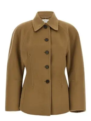 RÓHE 'sculptural' Jacket Brown