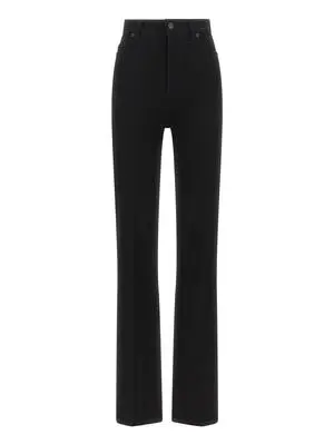 Balenciaga High Waist Jeans - Black