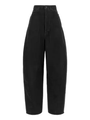 Balenciaga Barrel Leg Jeans - Black