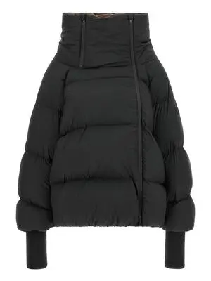 GANNI Future Nylon Down Jacket - Gray