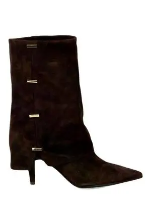 CHANTAL Suede Pointed-toe Boots