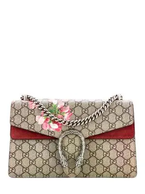 Gucci Dionysus Bag Blooms Print Gg Coated Canvas Small Shoulder Bag - Brown