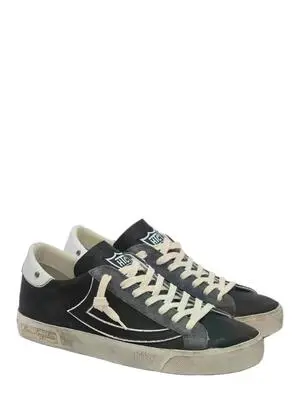 HTC LOS ANGELES Vipers Distressed-finish Sneakers