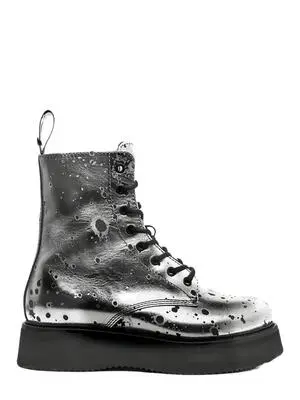 HTC LOS ANGELES Army Moon Lace-up Boots