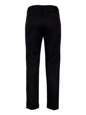 VICARIO CINQUE Straight-leg Cropped Trousers - Black