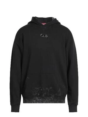 DIESEL® Sweatshirt Size Cotton, Elastane - Black