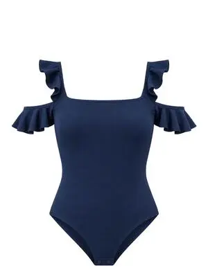 RIVE & RITUEL Charmaine Dark Bodysuit - Blue