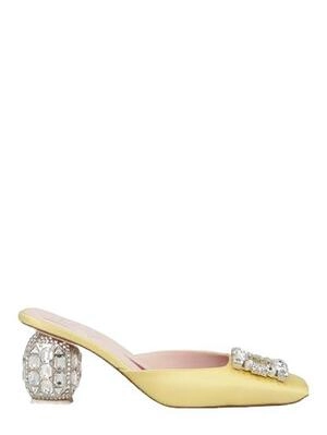 ROGER VIVIER Mules & Clogs Pastel Size Textile Fibers - Yellow