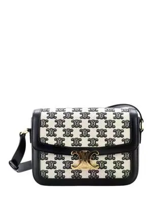Celine Triomphe Triomphe Canvas Medium Shoulder Bag - Neutrals