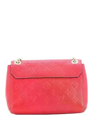 LOUIS VUITTON Vavin Handbag Monogram Empreinte Leather Bb Crossbody Bag Blue