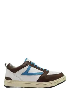 HTC LOS ANGELES Starlight Leather Sneakers - Brown