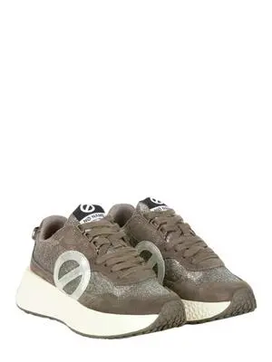 NO NAME Carter Jogger W Logo-patch Panelled Sneakers - Neutrals