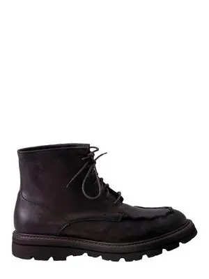 CALCE Lace-up Leather Boots