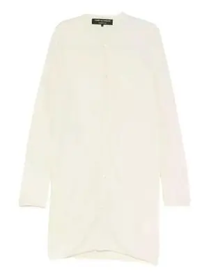 Comme Des Garçons Button-up Cardigan - Neutrals