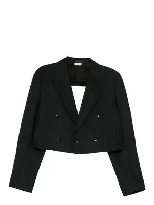 Comme Des Garçons Cutout Blazer - Black