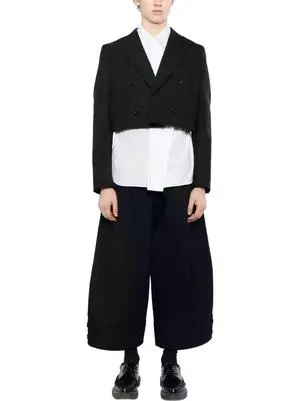 Comme Des Garçons Cutout Blazer - Black