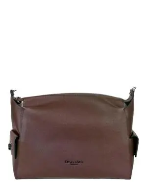 ERMANNO FIRENZE Grained-texture Side-pocket Clutch Bag