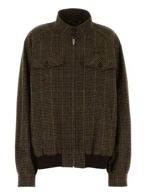 Miu Miu Embroidered Wool Jacket - Multicolor