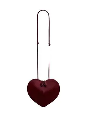 Alaïa Le Coeur Pony Skin Shoulder Bag Red